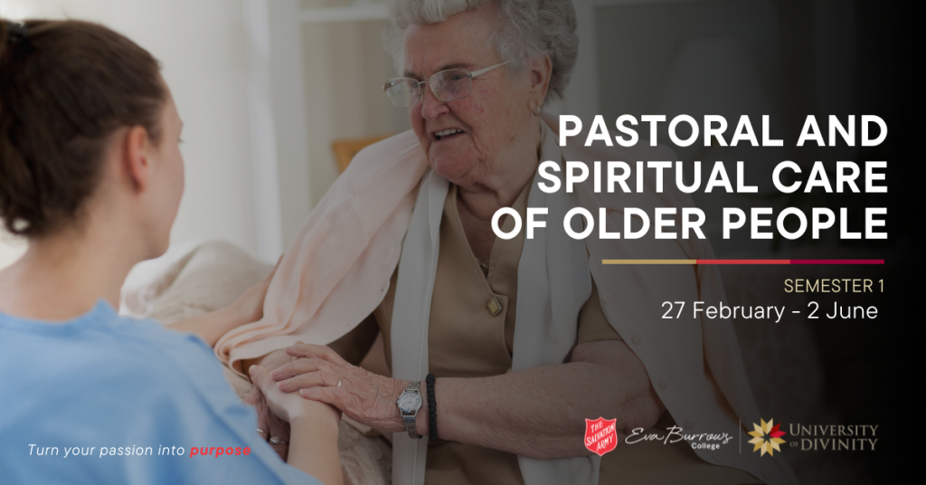 Semester 1 unit | Pastoral and Spiritual Care of Older People - VOX