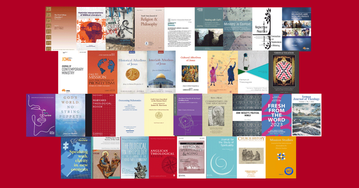 Recent publications from the University of Divinity research community ...