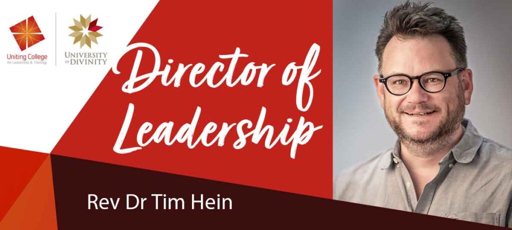 Appointment of Rev Dr Tim Hein as Director of Leadership at UCLT - VOX